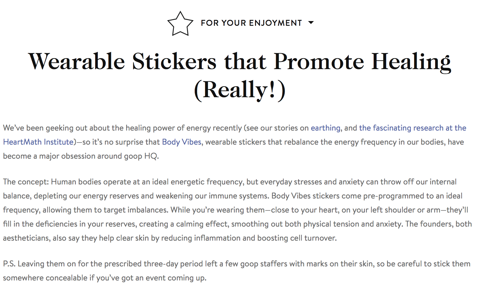 I reviewed all 161 of GOOP’s wellness products for pseudoscience. Here ...